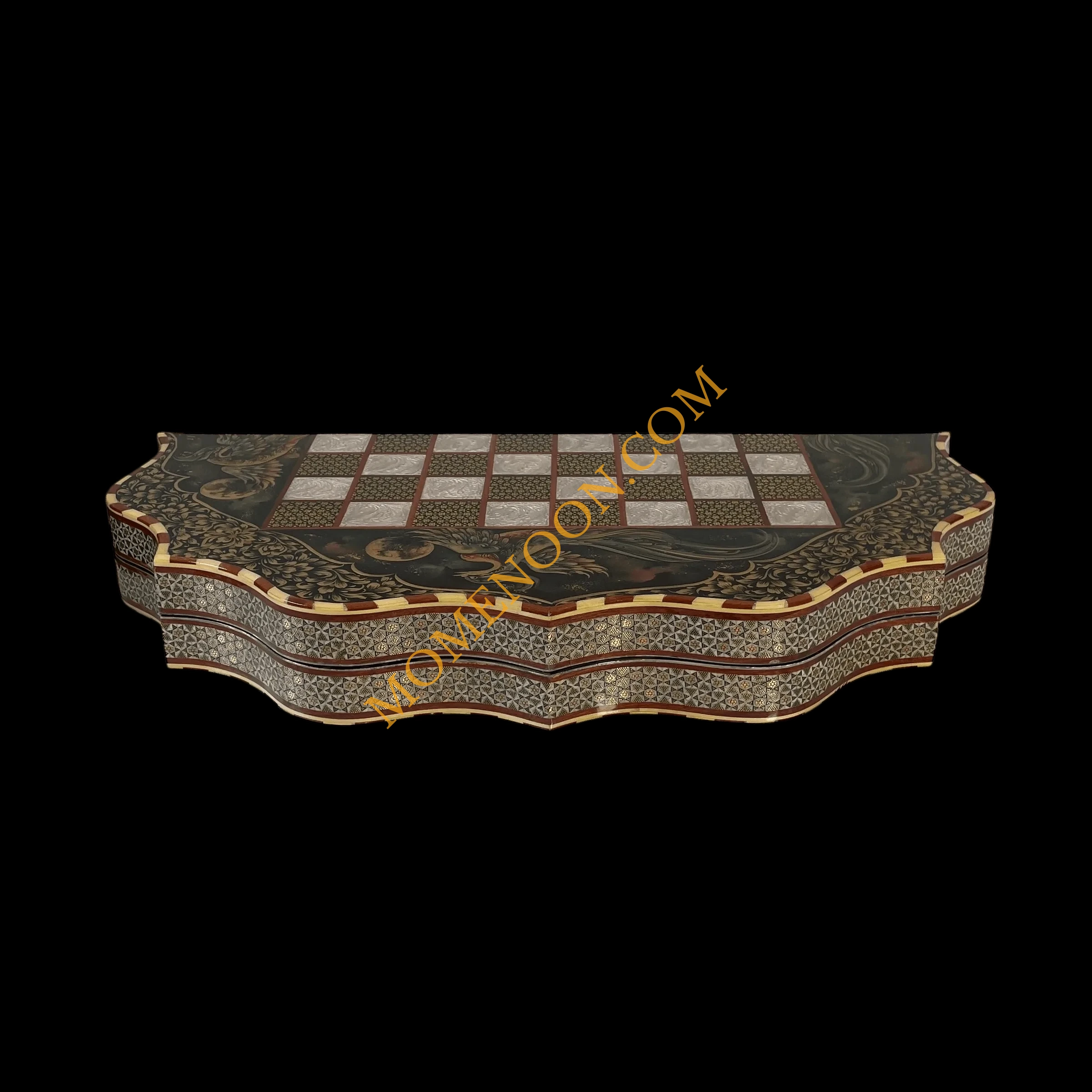 Sunburst Khatam & Miniature Backgammon & Chess Set – Hamnava ba Simorgh ...